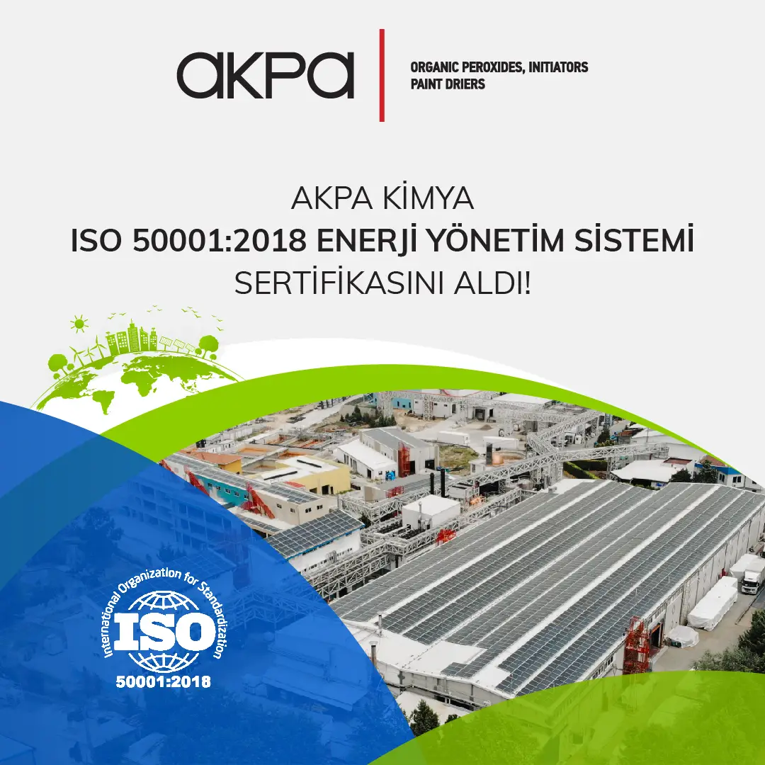 ISO 50001 2018 Enerji Yönetim Sistemi Sertifikamızı Aldık! - AKPA Chemicals